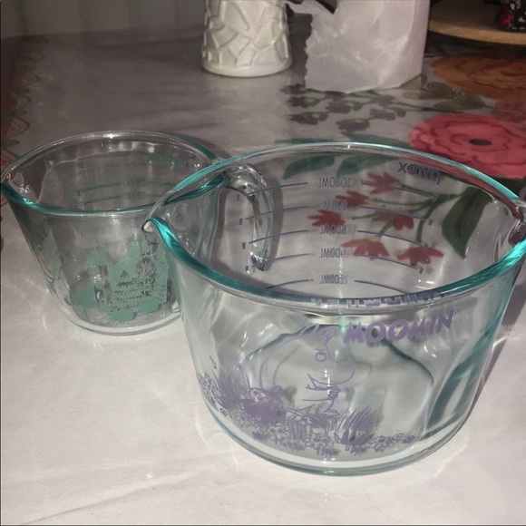Pyrex | Kitchen | Nwt 2 Pc Pyrex Measuring Cupsmoomin Characters | Poshmark